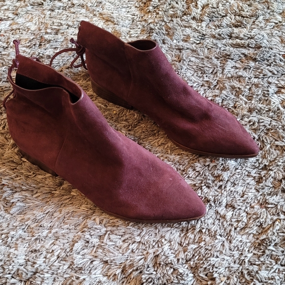 Splendid | Shoes | Nwt Splendid Deep Plum Niva Ankle Booties 9 | Poshmark